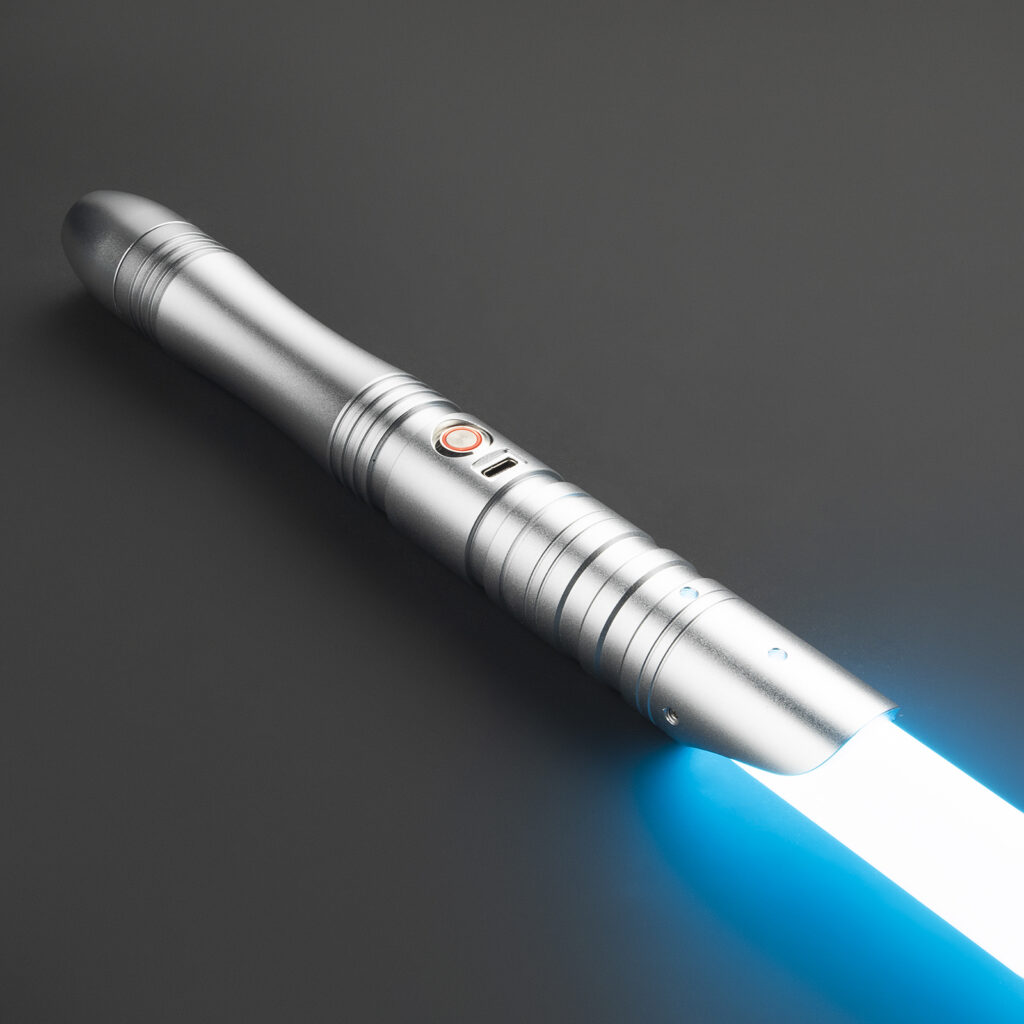 Apprentice Silver Duelling Lightsaber - RGB-X