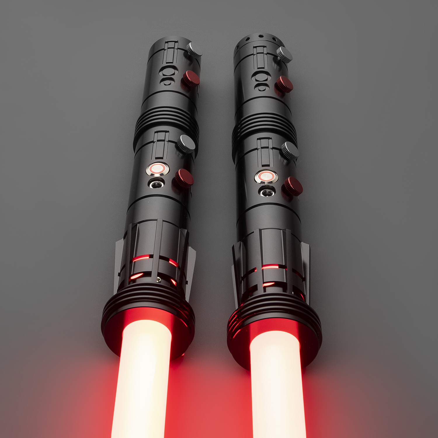 Darth Maul Black Double-Bladed Duelling Lightsaber - RGB-X