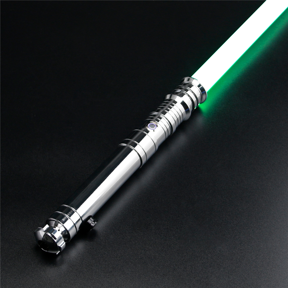 Darth Revan V2 Silver Duelling Lightsaber - S-RGB