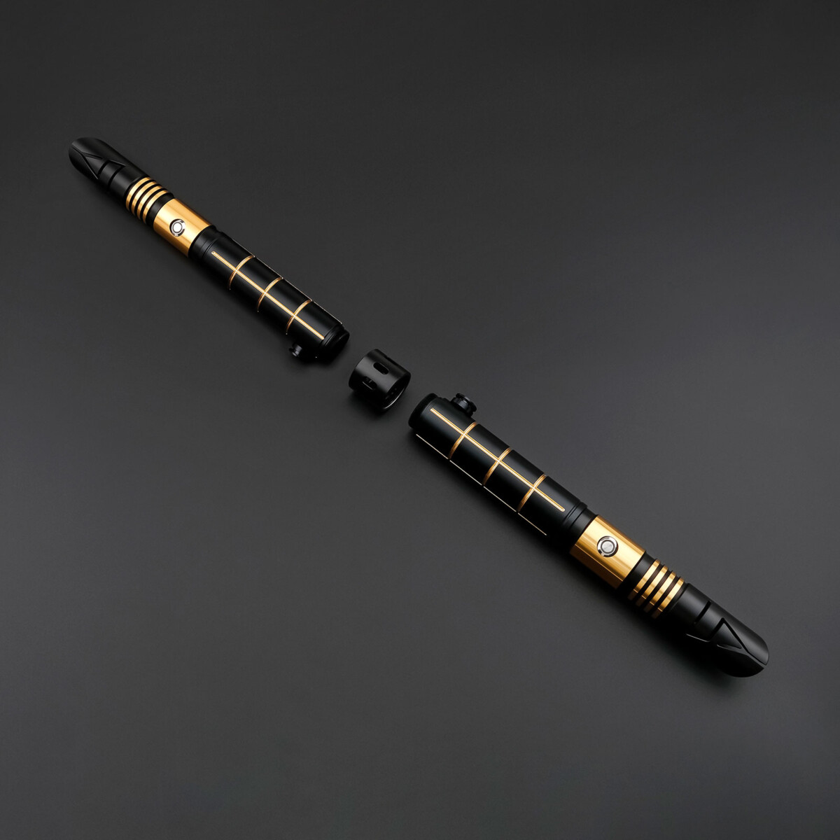 Gold ARTSABERS Double-Bladed Duelling Lightsaber - S-RGB