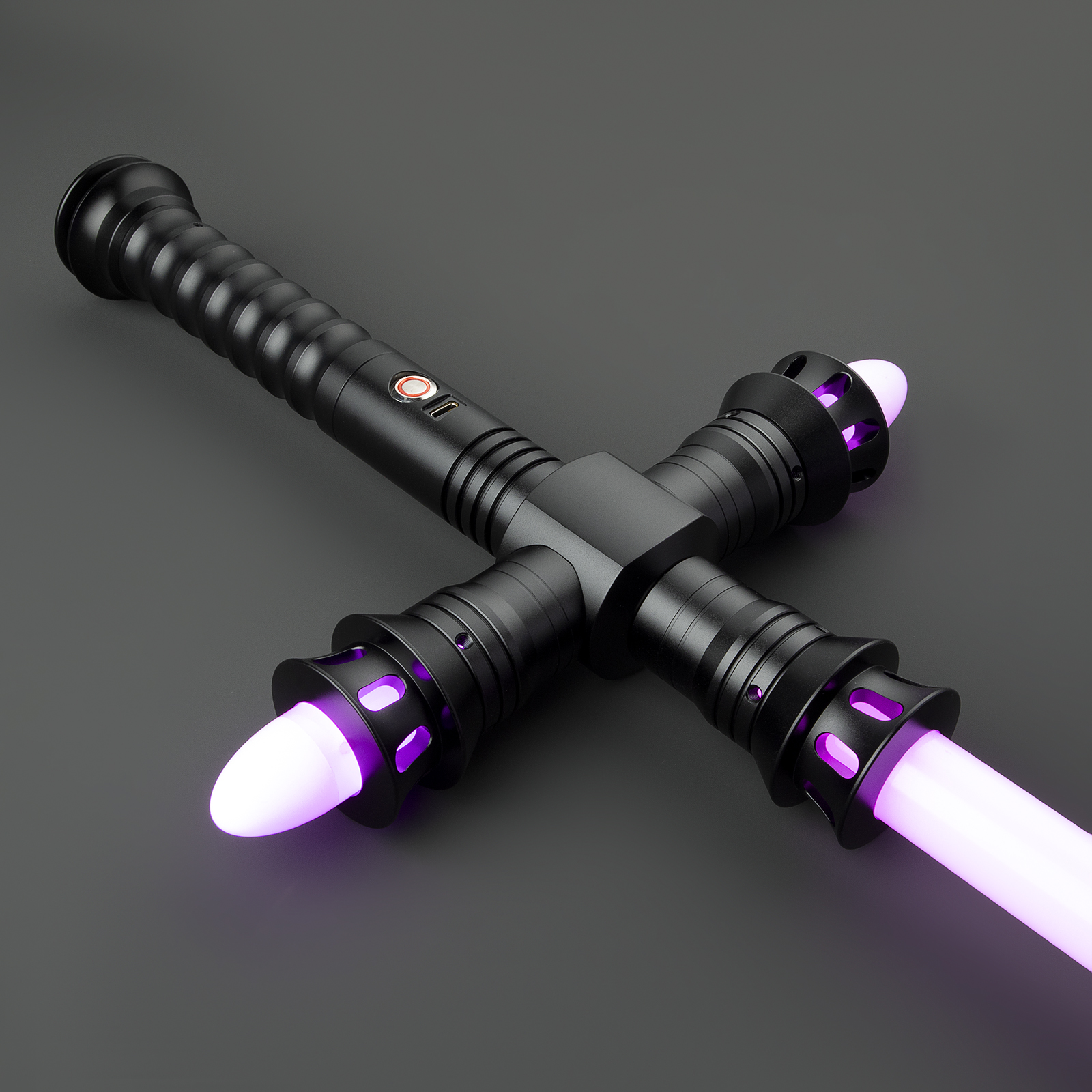 Ren Crossguard V2 Duelling Lightsaber - RGB-X