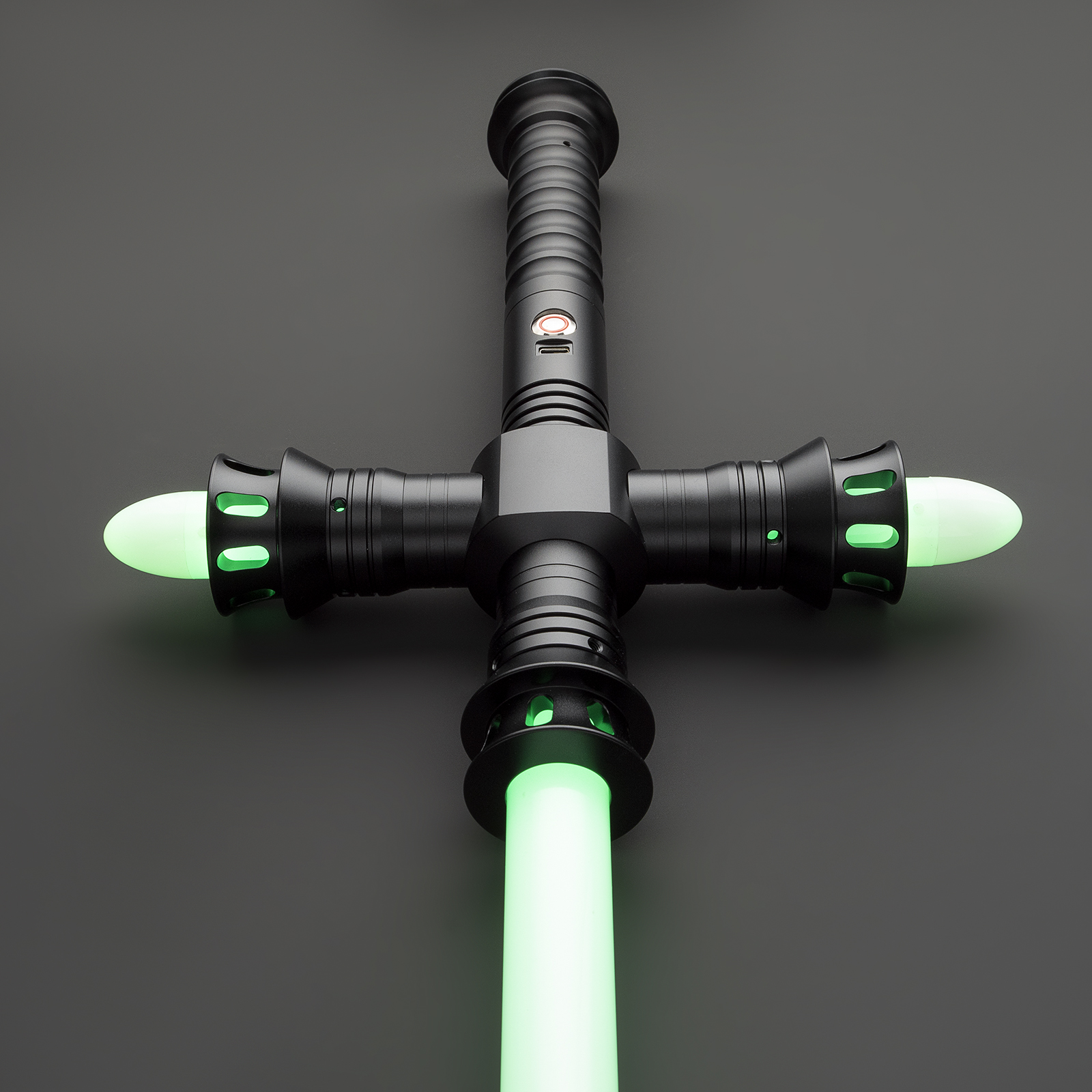 Ren Crossguard V2 Duelling Lightsaber - RGB-X
