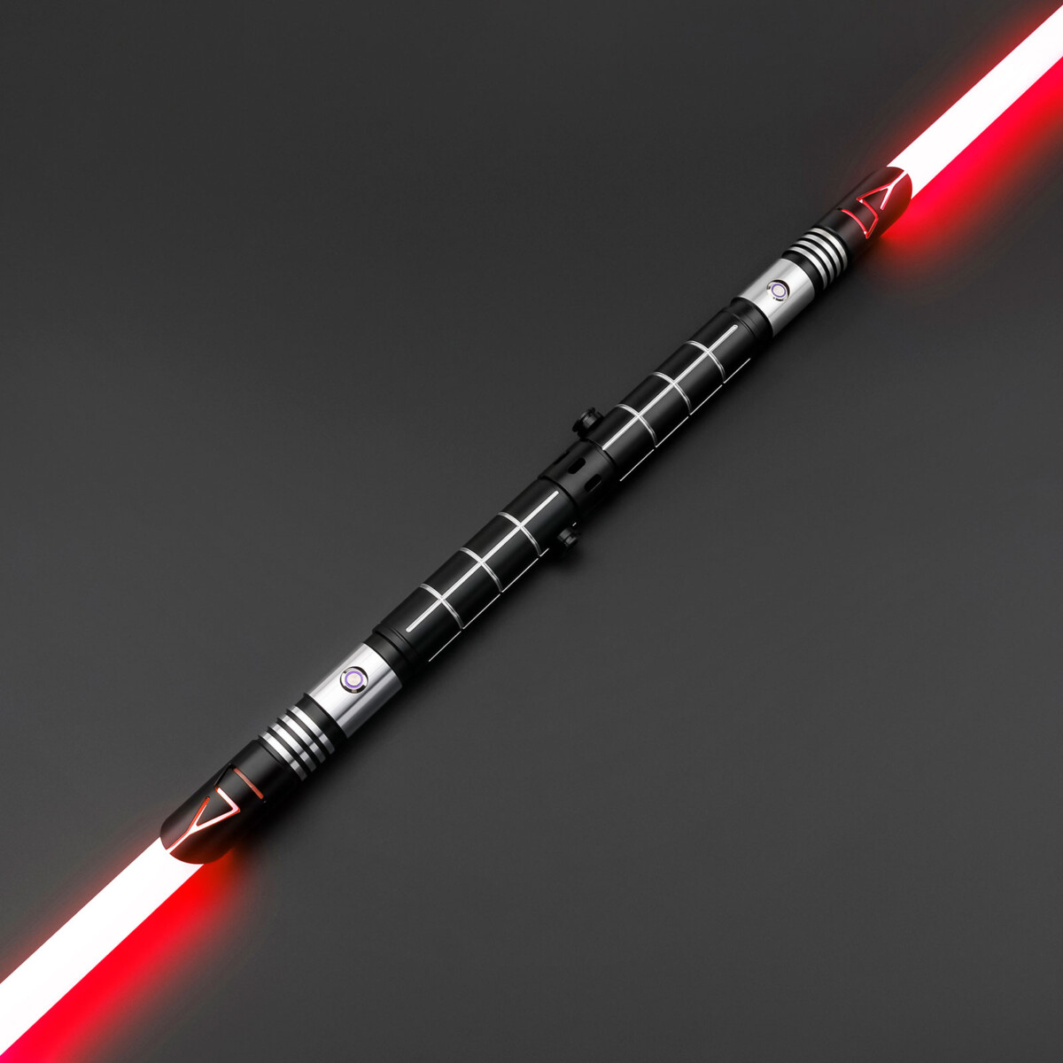 Silver ARTSABERS Double-Bladed Duelling Lightsaber - S-RGB
