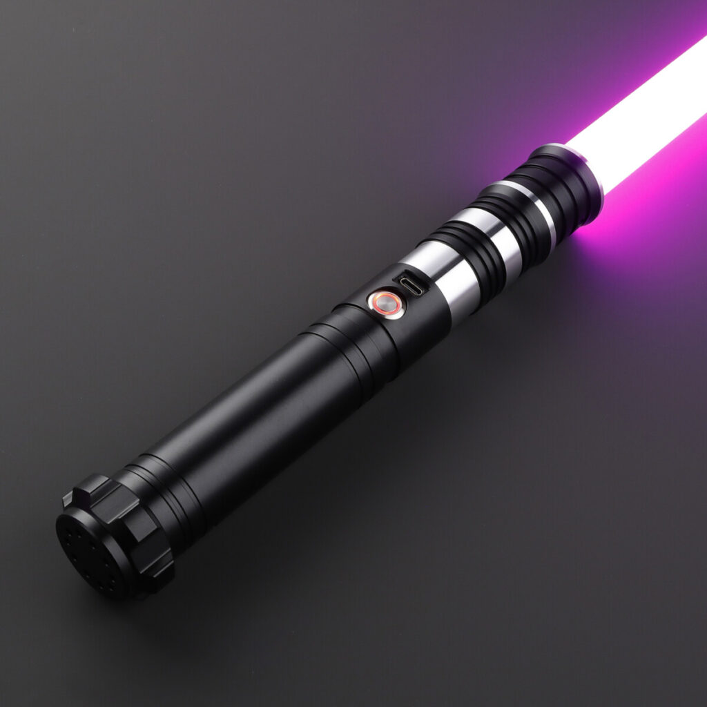 The Azeph Black Duelling Lightsaber - RGB-X