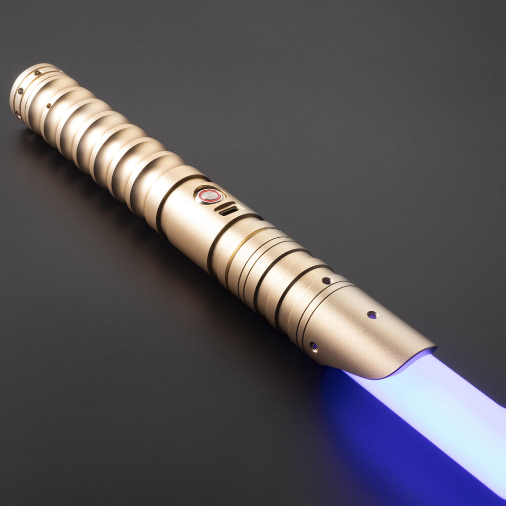 The Fighter Gold Duelling Lightsaber - RGB-X