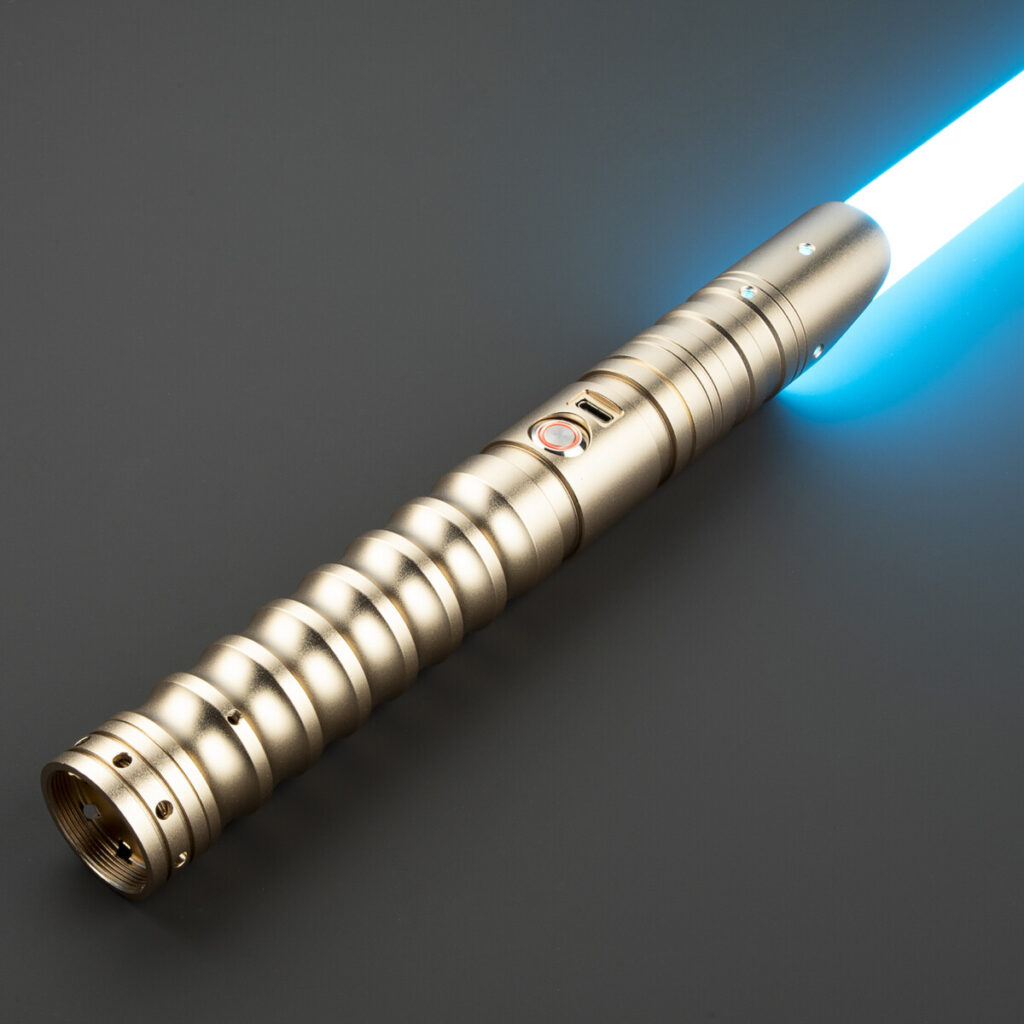 The Fighter Gold Duelling Lightsaber - RGB-X