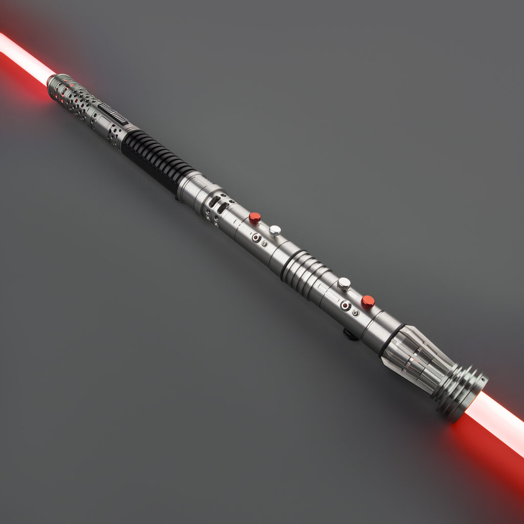 Ventress With Darth Maul Double-Bladed Lightsaber - Xenopixel V3