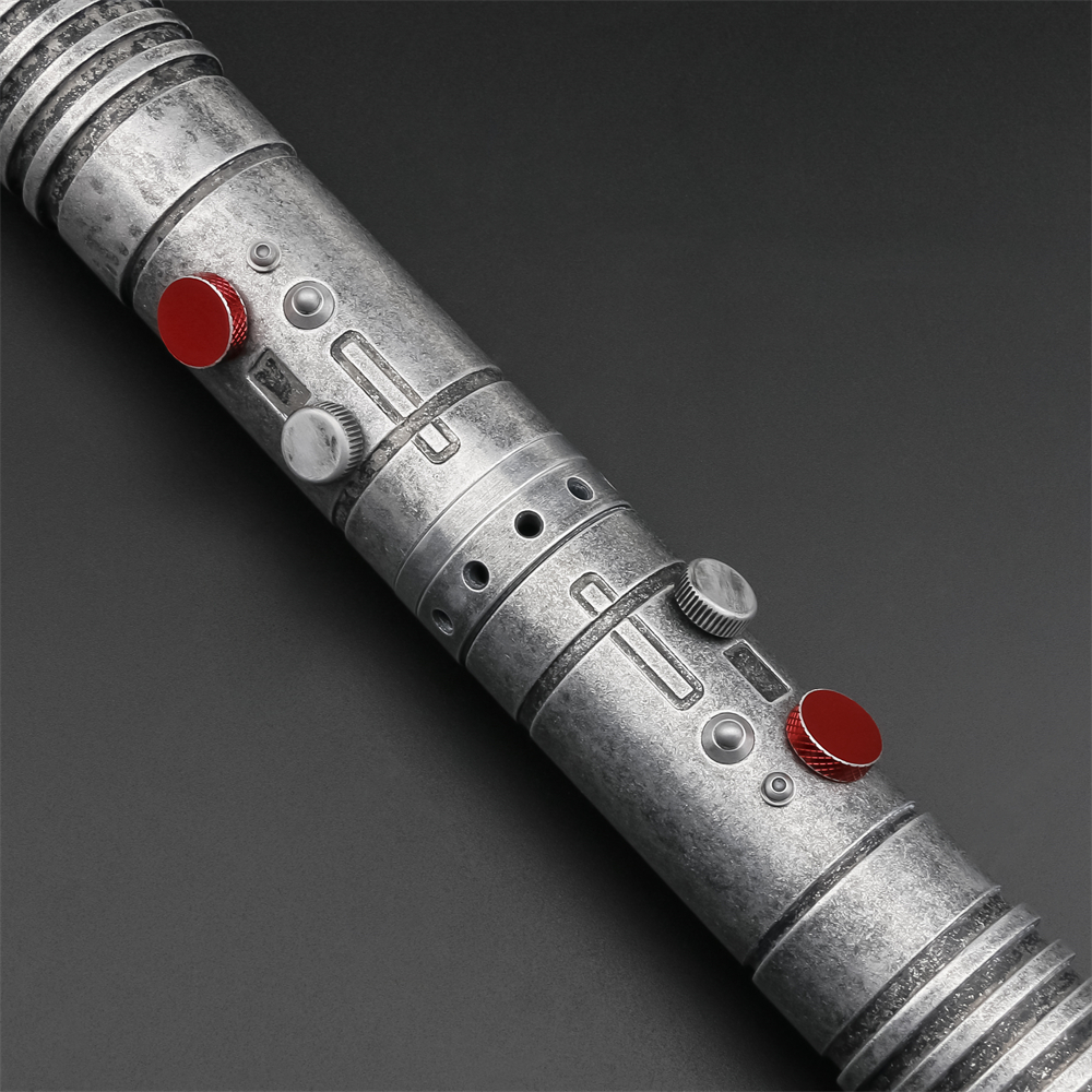 Weathered Darth Maul Double-Bladed Duelling Lightsaber - S-RGB